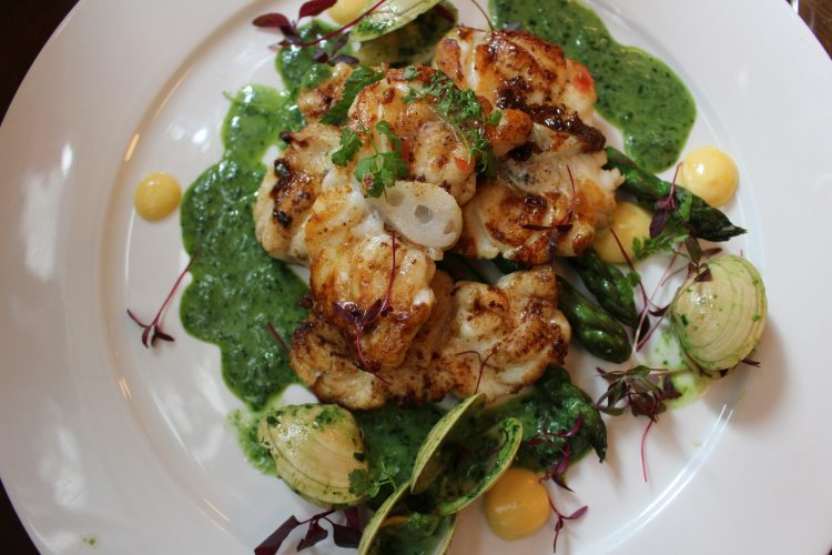 Monkfish Recipe With Asparagus and Garlic by Chef Gareth Smith of ...
